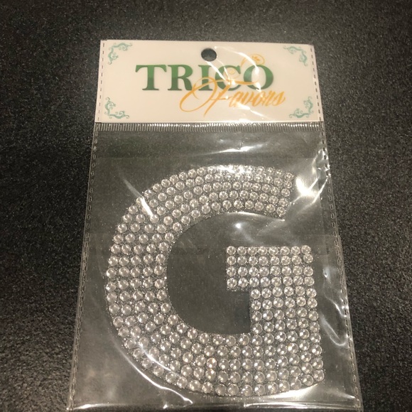 Other | Nwt Rhinestone Letter Sticker Appliqueg | Poshmark